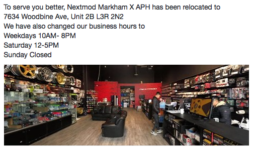 NEXTMOD - Updated January 2026 - 19 Reviews - 7634 Woodbine Ave, Markham, Ontario - Auto Parts ...