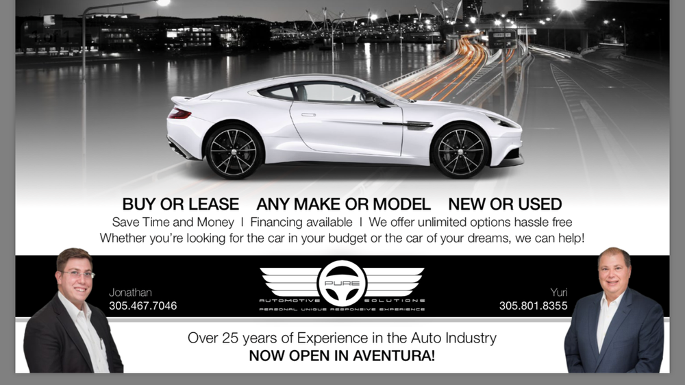 PURE AUTOMOTIVE SOLUTIONS - Updated May 2024 - 15801 Biscayne Blvd ...