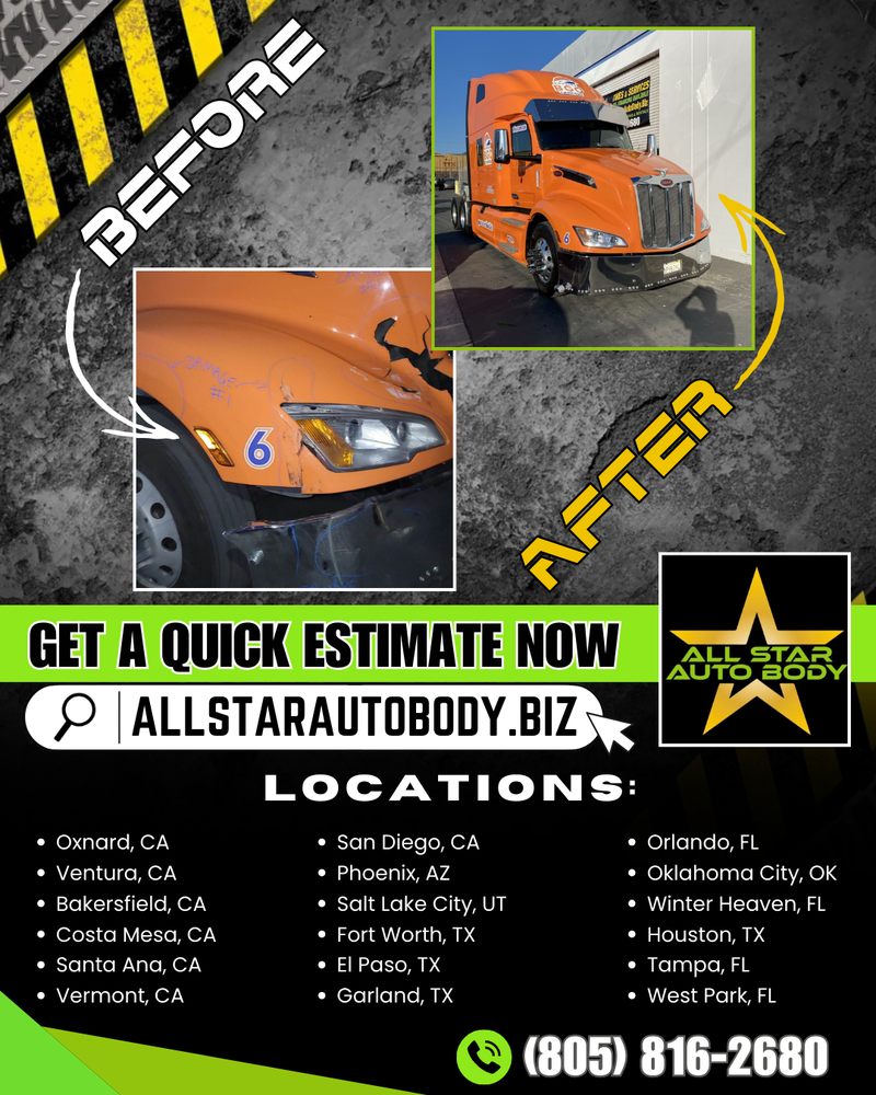 ALL STAR AUTO BODY - Updated October 2025 - Request a Quote - 380 ...