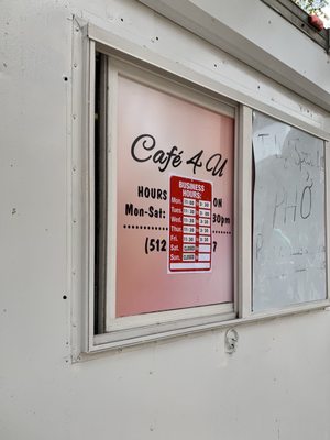 CAFE 4 U - Updated April 2025 - Austin, Texas - Food Trucks ...