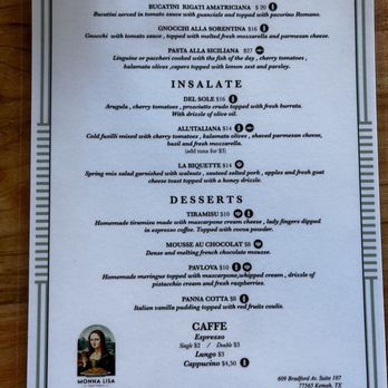 MONNA LISA TRATTORIA - Updated October 2025 - 77 Photos & 56 Reviews - 609 Bradford Ave, Kemah ...