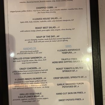 FOUR LEAVES - Updated January 2026 - 119 Photos & 55 Reviews - 146 ...