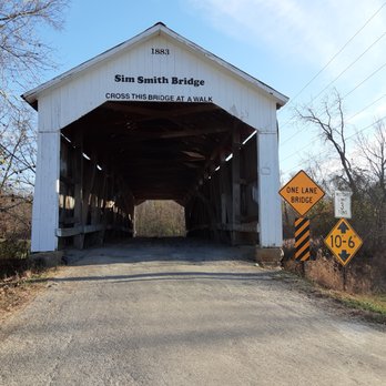 SIM SMITH COVERED BRIDGE - Updated January 2026 - 4966 W 40N, Montezuma ...