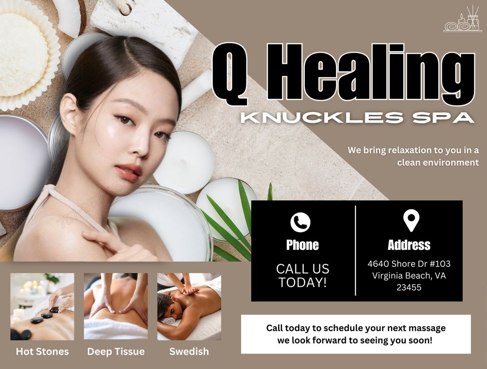 Q HEALING KNUCKLES SPA - Updated December 2025 - Request an Appointment ...