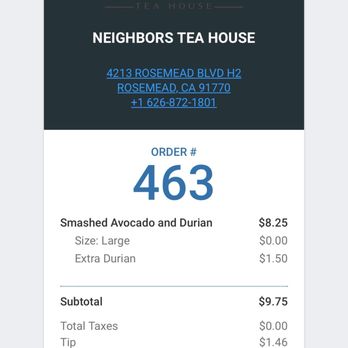 NEIGHBORS TEA HOUSE - Updated November 2024 - 1099 Photos & 556 Reviews ...