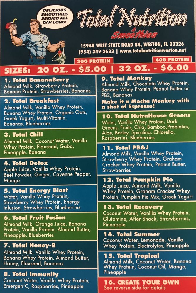 TOTAL NUTRITION - Updated August 2024 - 10 Reviews - 15948 W State Rd ...