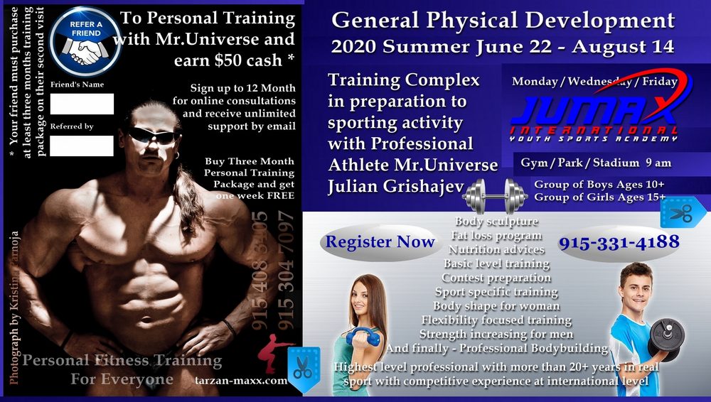 TARZAN-MAXX - BODY SCULPTURE WITH MR UNIVERSE - 28 Photos - Dallas, TX ...