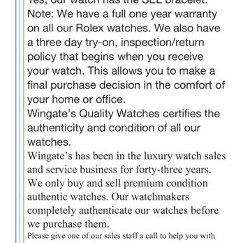 WINGATE’S QUALITY WATCHES - Updated May 2025 - 100 Photos & 65 Reviews ...