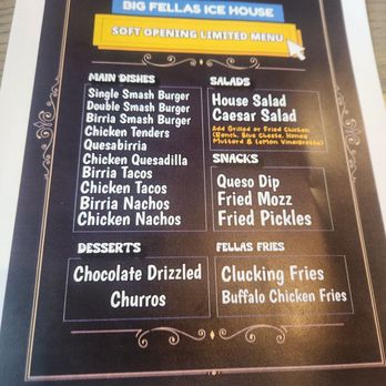 BIG FELLAS ICE HOUSE - Updated June 2025 - 63 Photos & 56 Reviews ...