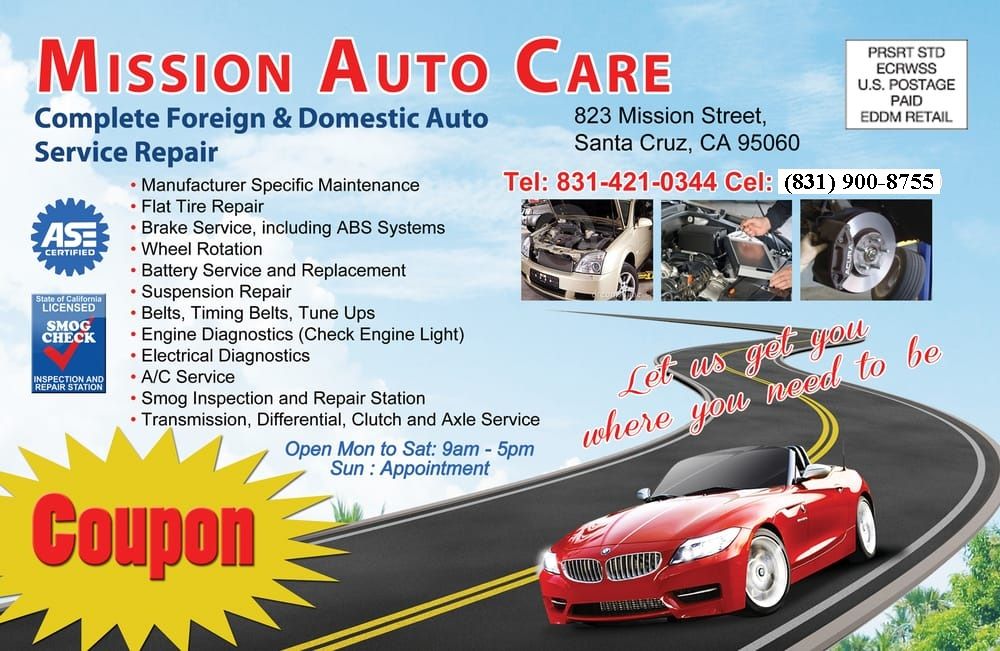 MISSION AUTO CARE - Updated December 2025 - 41 Reviews - 823 Mission St ...