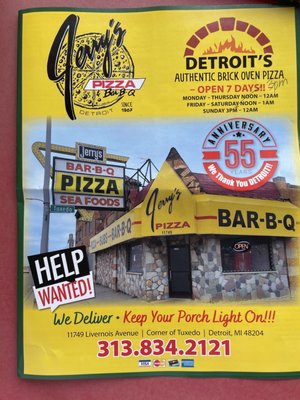 JERRY’S PIZZA & BARBECUE - 19 Photos & 36 Reviews - 11749 Livernois Ave ...