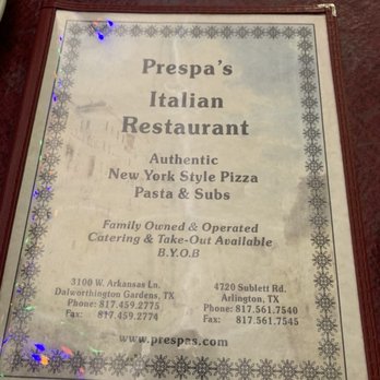 PRESPA’S ITALIAN RESTAURANT - Updated December 2025 - 74 Photos & 137 ...