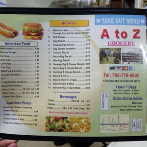 A TO Z GROCERY & CHINESE CUISINE - 1723 Crane Mill Rd, Alto, GA - Yelp