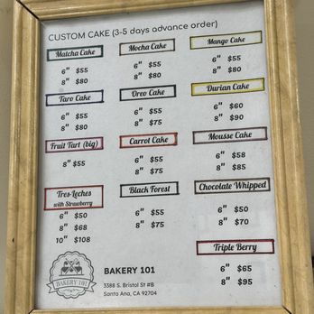 BAKERY 101 - Updated February 2025 - 653 Photos & 312 Reviews - 3388 S ...