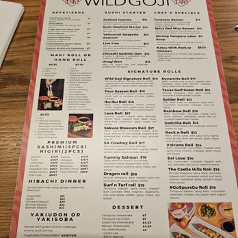 WILD GOJI REVOLVING SUSHI & BAR - Updated October 2025 - 2056 Photos ...