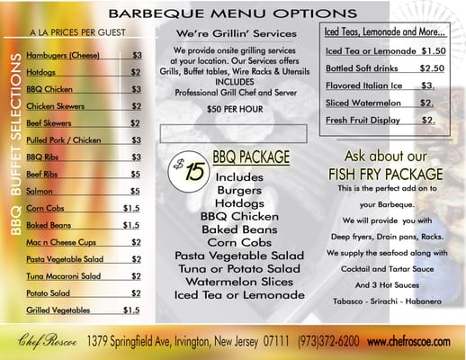 CHEF ROSCOE - Updated October 2025 - 25 Photos - 1379 Springfield Ave ...