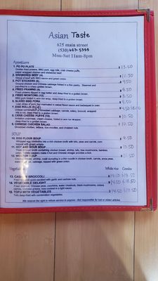 ASIAN TASTE - 625 Main St, Weaverville, California - Thai - Restaurant ...