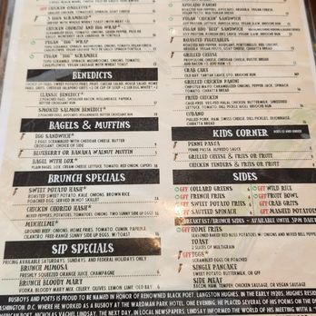 Busboys and poets menu store