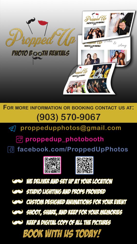 PROPPED UP PHOTO BOOTH RENTALS - Request a Quote - Tyler, Texas - Photo ...