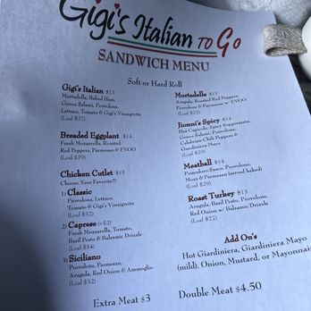 GIGI’S ITALIAN TO GO - Updated December 2025 - 26 Photos & 29 Reviews ...