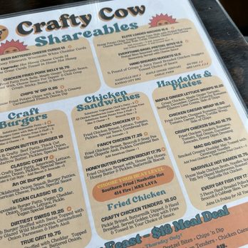 CRAFTY COW - BURGERS & FRIED CHICKEN - Updated April 2026 - 359 Photos ...