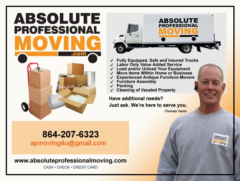 ABSOLUTE PROFESSIONAL MOVING - Updated July 2024 - Moore, South ...