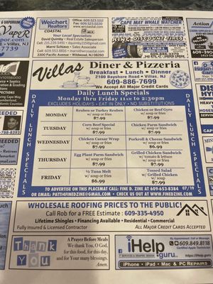 VILLAS DINER AND PIZZERIA - Updated August 2025 - 37 Photos & 49 ...
