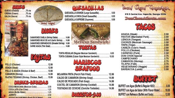 TAQUERIA DON CHON - 165 Photos & 177 Reviews - 616 S Central Ave ...