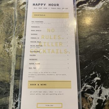 HIDE - Updated December 2025 - 1082 Photos & 555 Reviews - 1928 ...