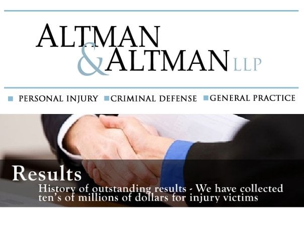 ALTMAN & ALTMAN, LLP - PERSONAL INJURY ATTORNEYS - Updated August 2025 ...