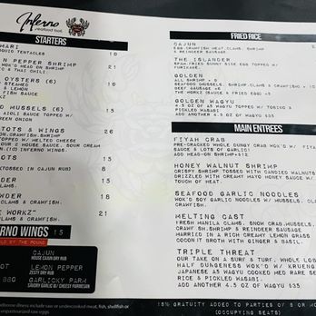 INFERNO SEAFOOD BOIL - Updated July 2025 - 226 Photos & 183 Reviews ...