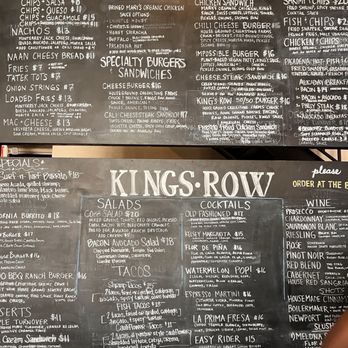 KINGS ROW GASTROPUB - Updated May 2025 - 1817 Photos & 1723 Reviews ...