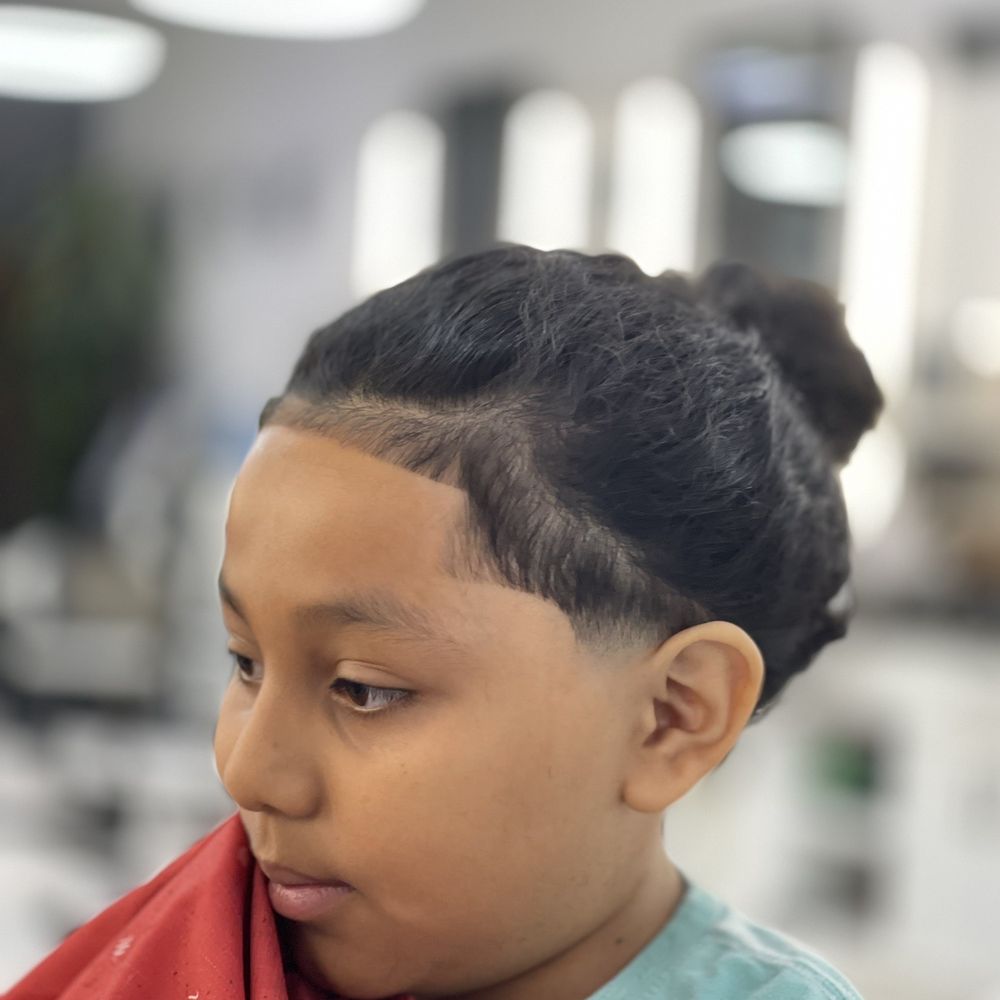 Taper Fade Haircut For Kids