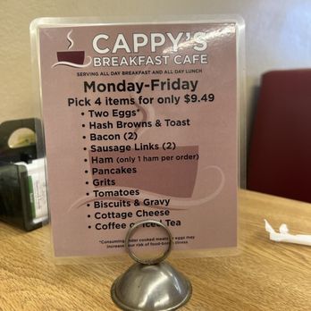 CAPPY’S BREAKFAST CAFE - Updated September 2024 - 268 Photos & 230 ...