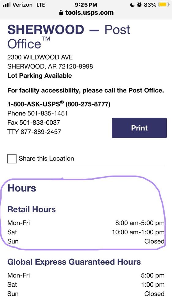 U.S. POSTAL SERVICE - Updated May 2024 - 2301 Wildwood Ave, Sherwood ...