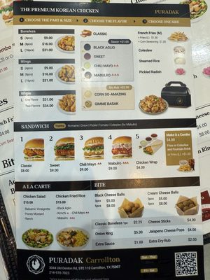 PURADAK KOREAN PREMIUM CHICKEN - Updated February 2025 - 21 Photos ...