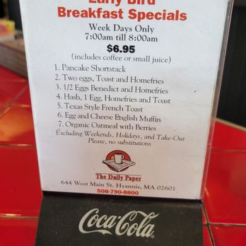 THE DAILY PAPER ON MAIN - Updated June 2025 - 153 Photos & 268 Reviews ...