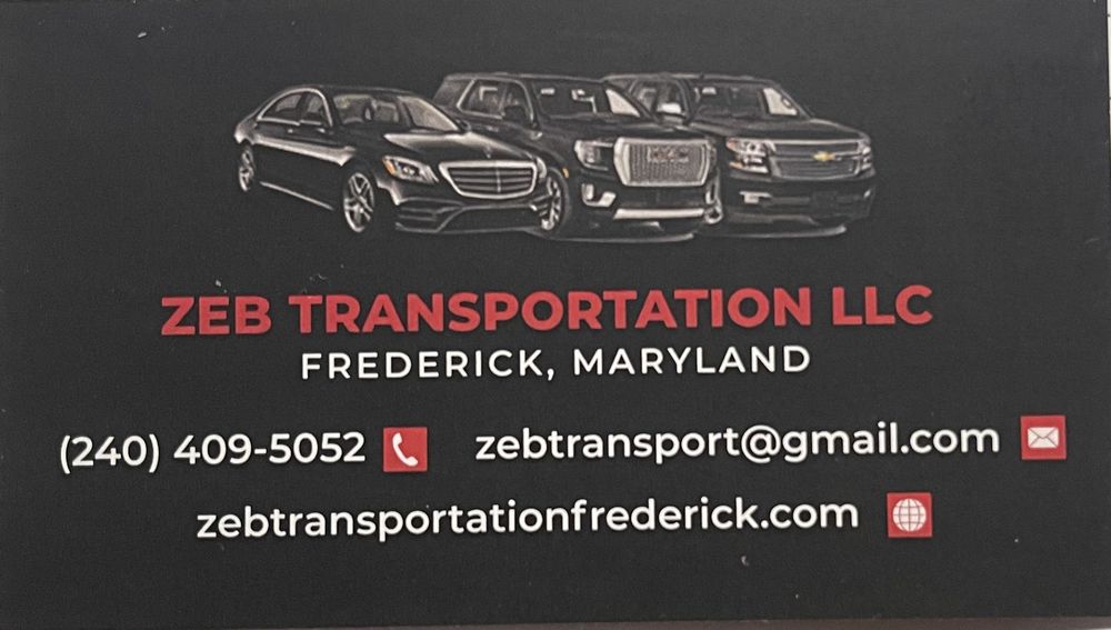 ZEB TRANSPORTATION - Updated July 2025 - Frederick, Maryland - Town Car ...