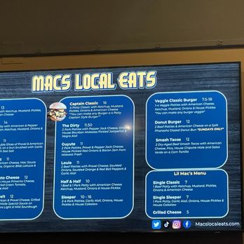 MAC’S LOCAL EATS - Updated November 2024 - 620 Photos & 610 Reviews ...