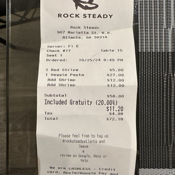 ROCK STEADY - ATLANTA - Updated November 2024 - 1109 Photos & 647 Reviews - 907 Marietta St NW ...