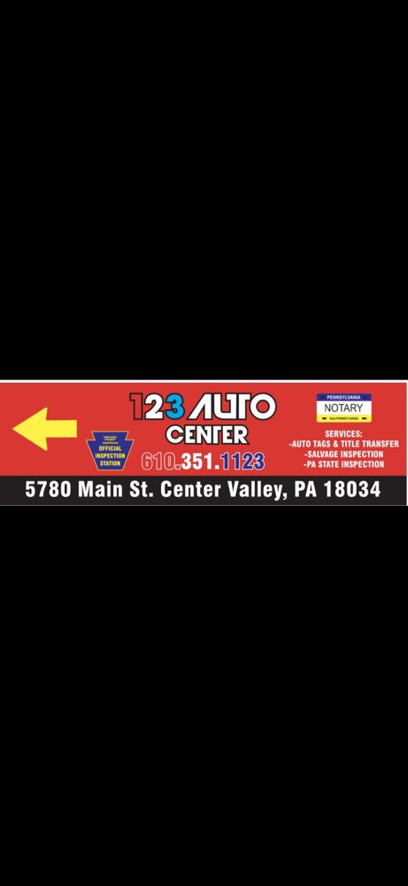 123 AUTO CENTER - Updated August 2025 - 5780 Main St, Center Valley ...