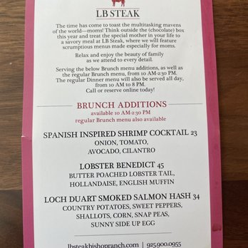 LB STEAK - BISHOP RANCH with 1550 real customer photos - Updated August ...