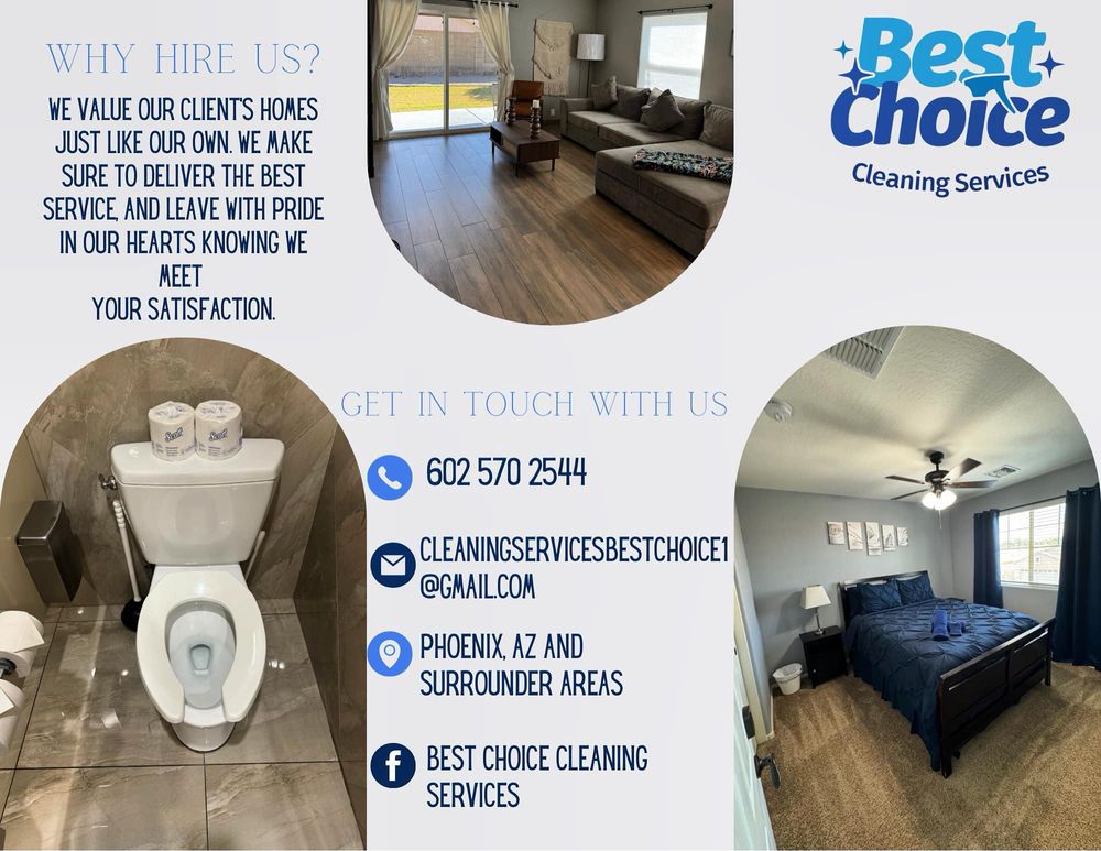 BEST CHOICE CLEANING SERVICES - Updated March 2025 - Request a Quote - Phoenix, Arizona - Home ...