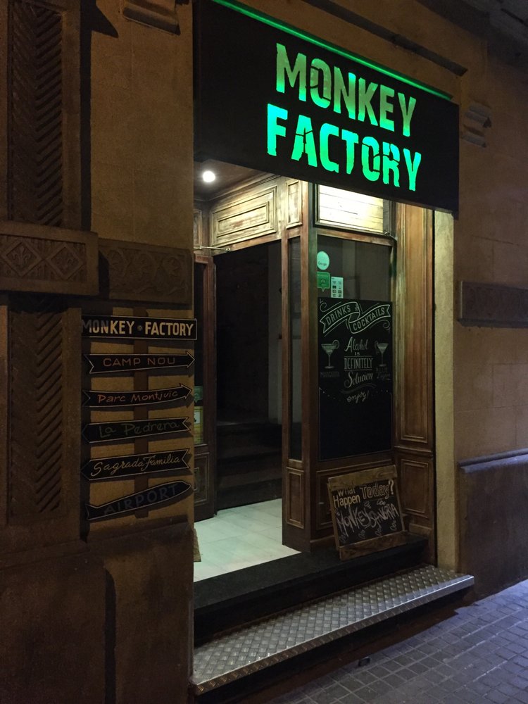 MONKEY FACTORY - Updated June 2024 - Carrer de Còrsega, 234, Barcelona ...