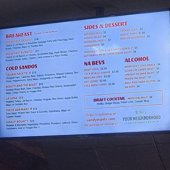 SANDY O’S - Updated October 2025 - 210 Photos & 189 Reviews - 10505 NE ...