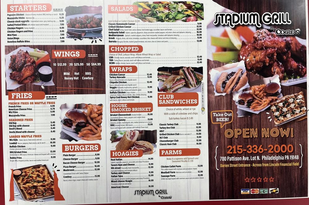 STADIUM GRILL BY OOGIE’S - Updated May 2025 - 11 Reviews - 700 Pattison ...