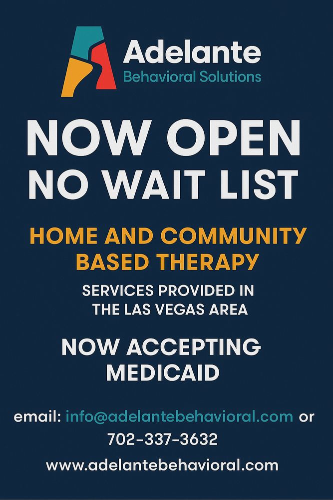 ADELANTE BEHAVIORAL SOLUTIONS - Updated December 2025 - Las Vegas, Nevada - Behavior Analysts ...