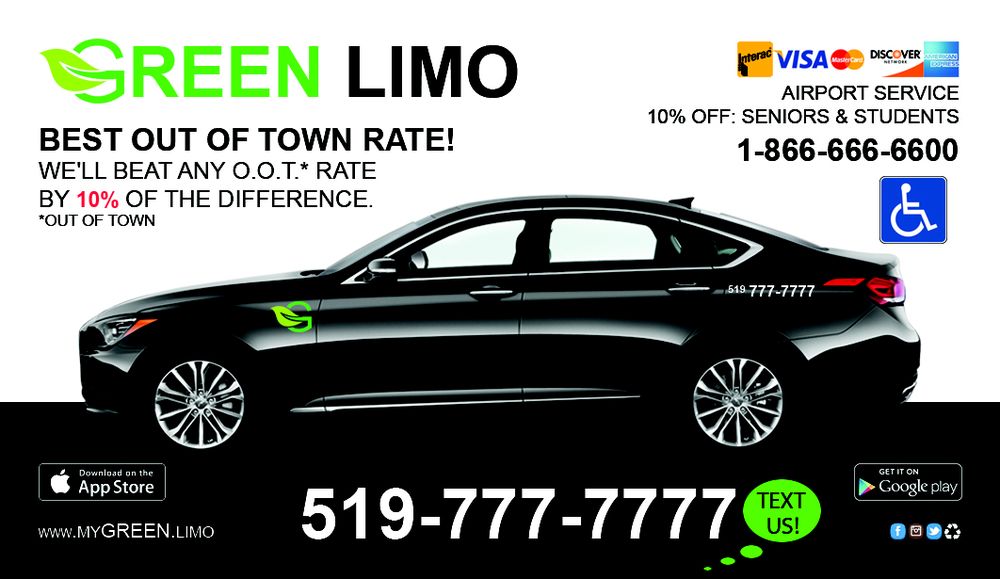 GREEN LIMO - 380 Wellington Street, London, Ontario, Canada - Limos ...
