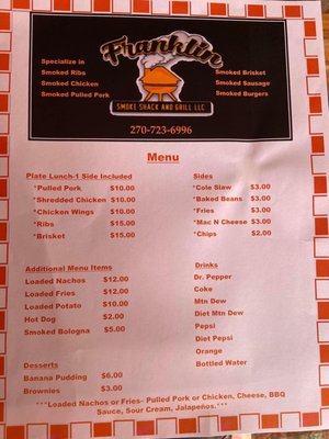 FRANKLIN SMOKE SHACK & GRILL - Updated December 2025 - 16 Photos ...