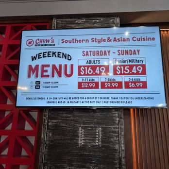 CHOW’S COUNTRY BUFFET - Updated October 2025 - 47 Photos & 41 Reviews ...